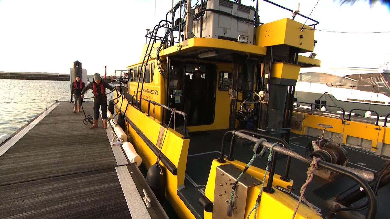 Titan Discovery vessel starts scanning seabed to help save coastline ...