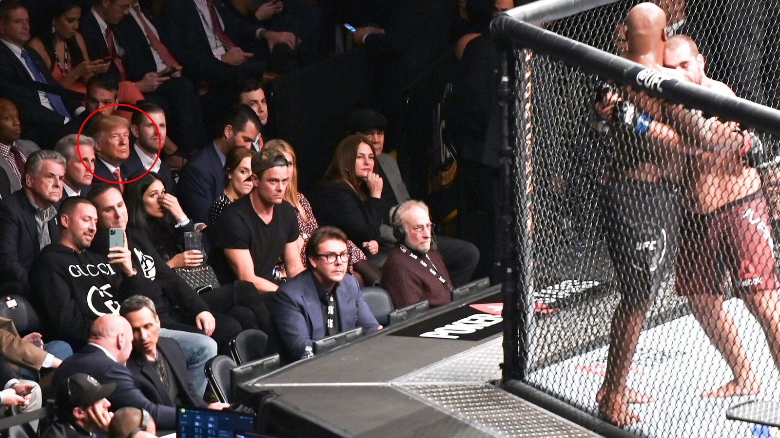 Trump attends Ultimate Fighting Championship to sound of boos and ...