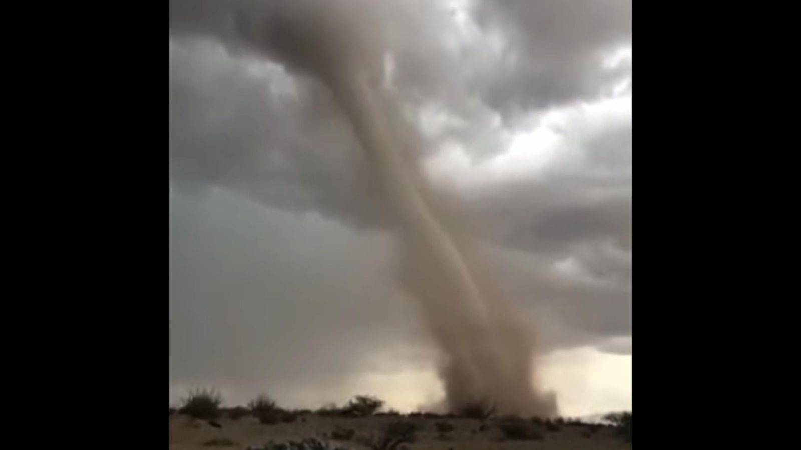 Dust Devil spotted in Argentina | World News | Sky News