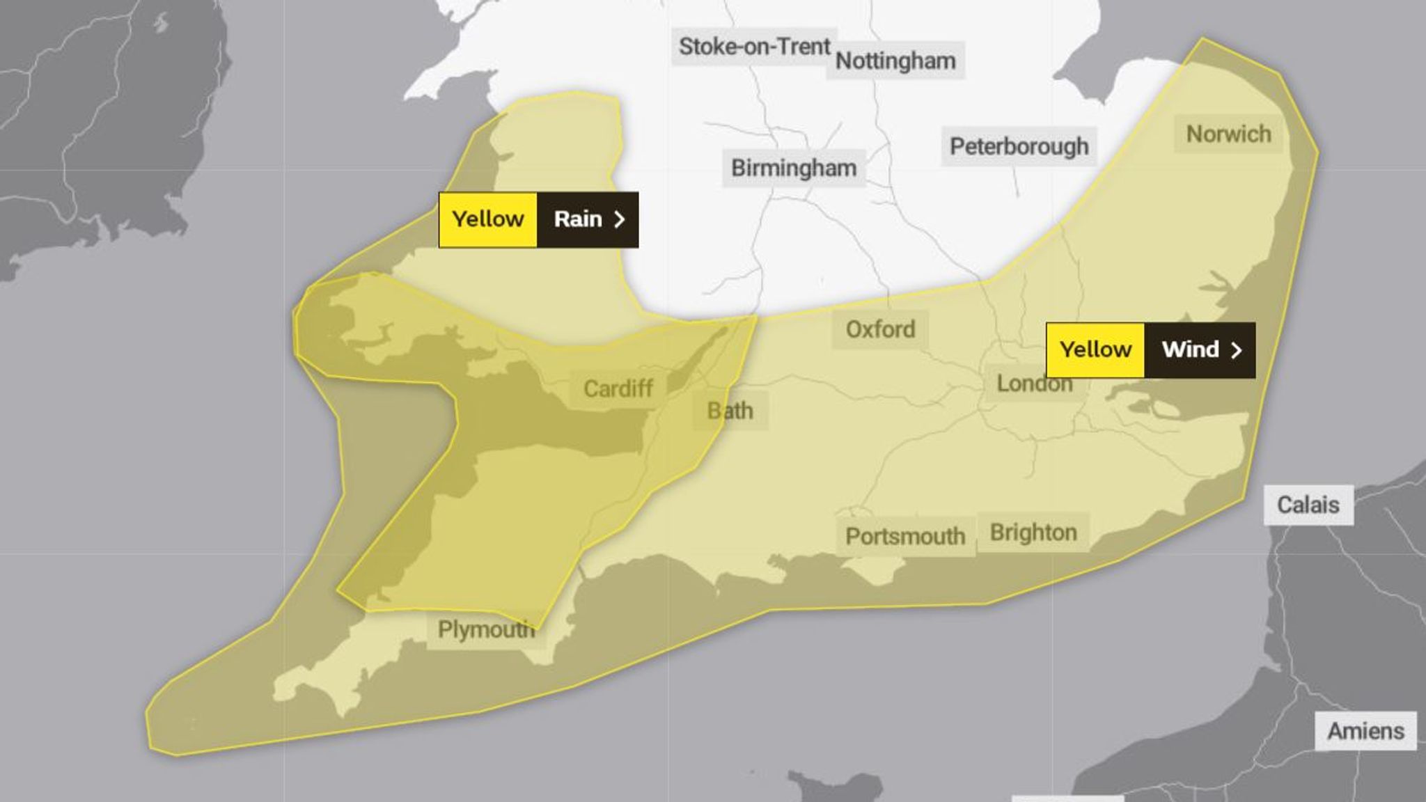 UK weather: Dover ferries suspended and debris on roads as wind and ...