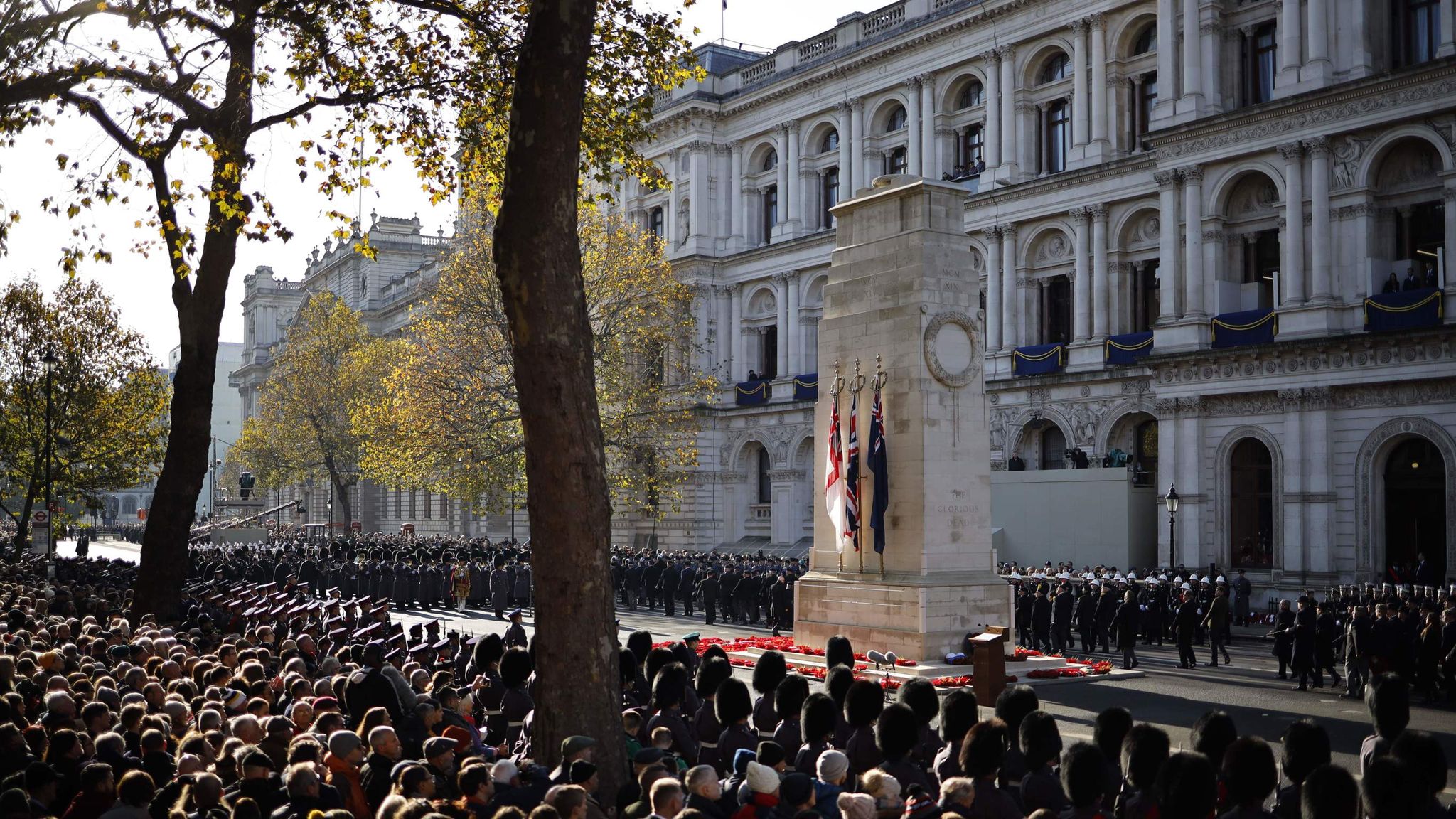 Remembrance Sunday: Millions pay their respects with silence for fallen ...