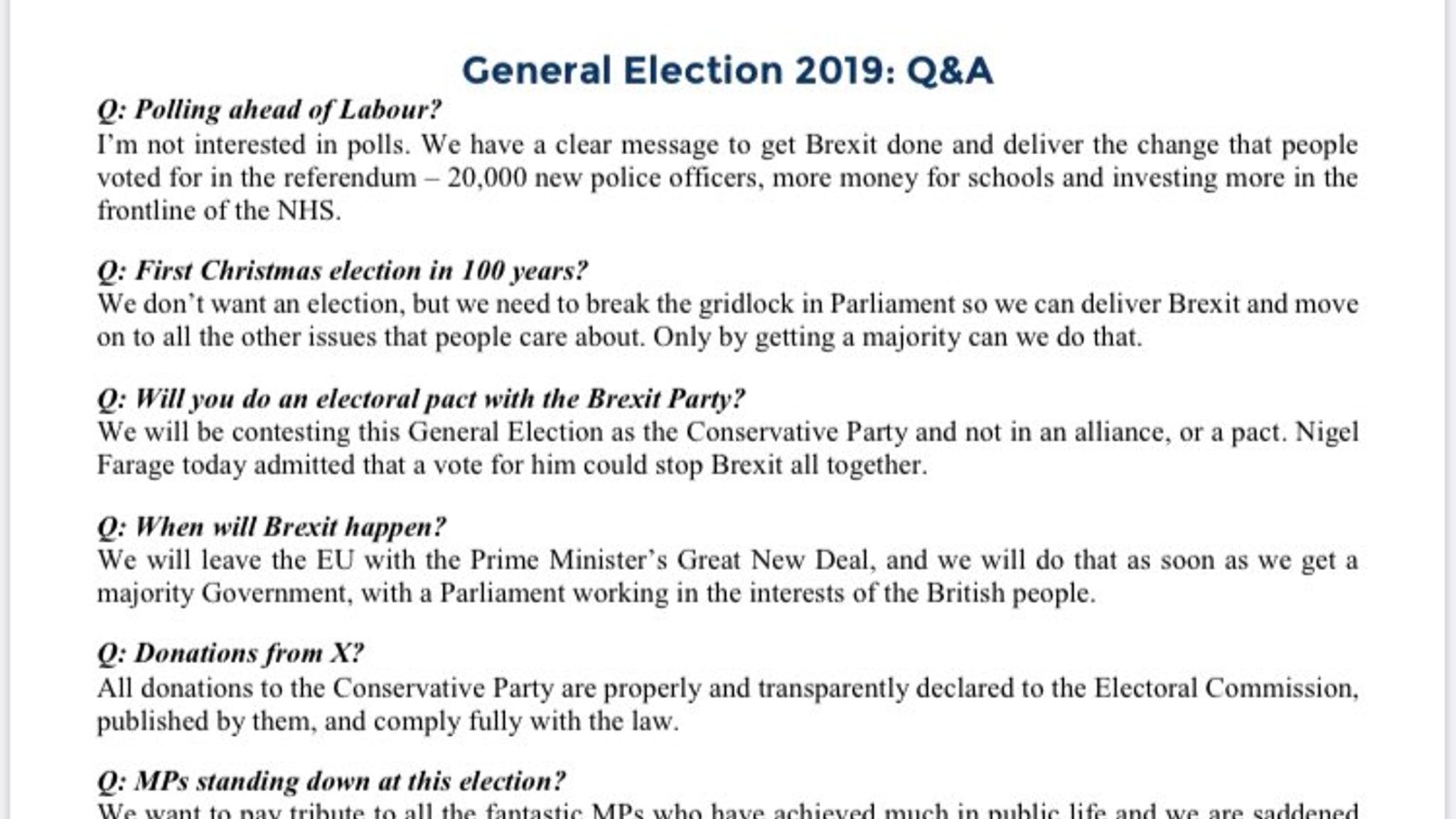 General election: Leaked Tory dossier details 'attack lines' for ...