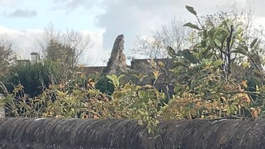 Lewes Castle wall collapse: Search for casualties as hundreds of tonnes ...