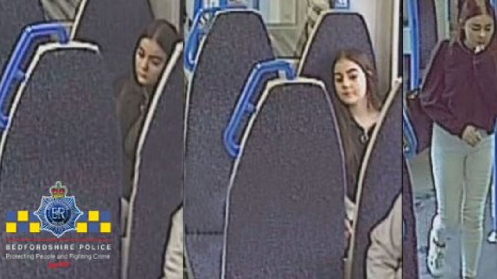 CCTV images show Atlanta Butler, 13, boarding London-bound train before ...
