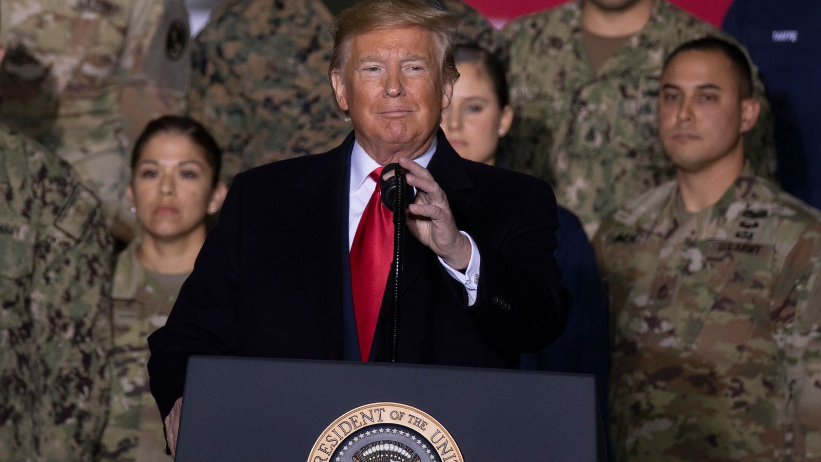 Donald Trump launches US military Space Force | US News | Sky News