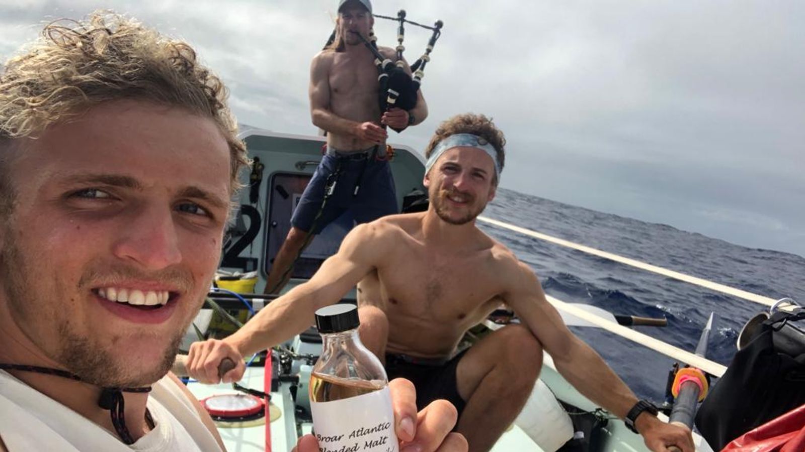 British brothers set world record for rowing Atlantic Ocean | UK News ...