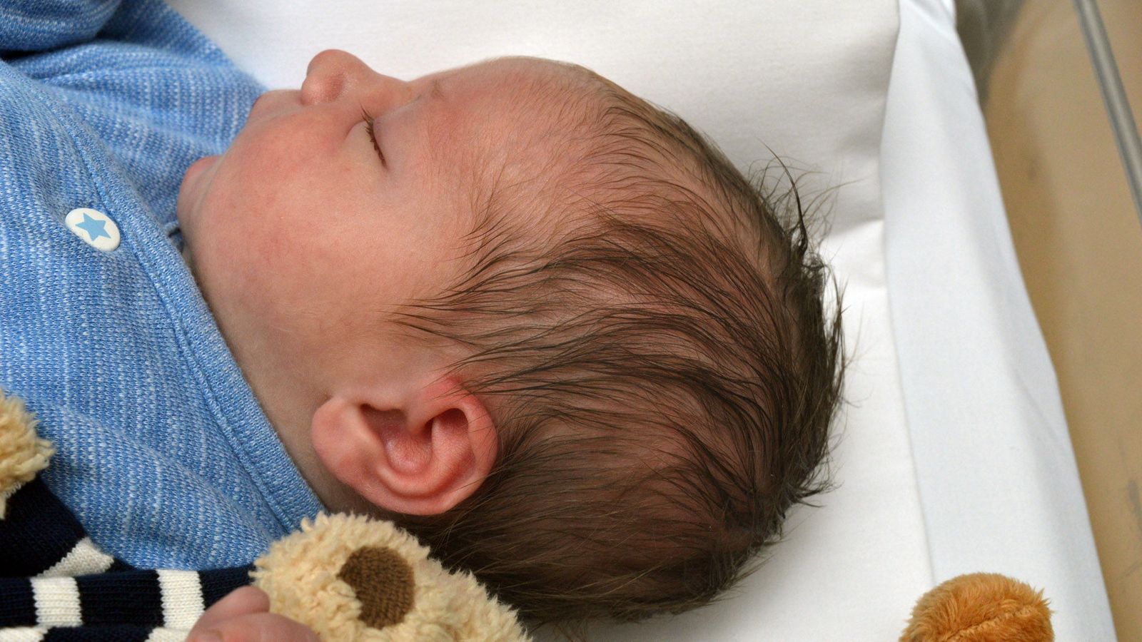 Pictures of abandoned baby released as police search for mother | UK News | Sky News