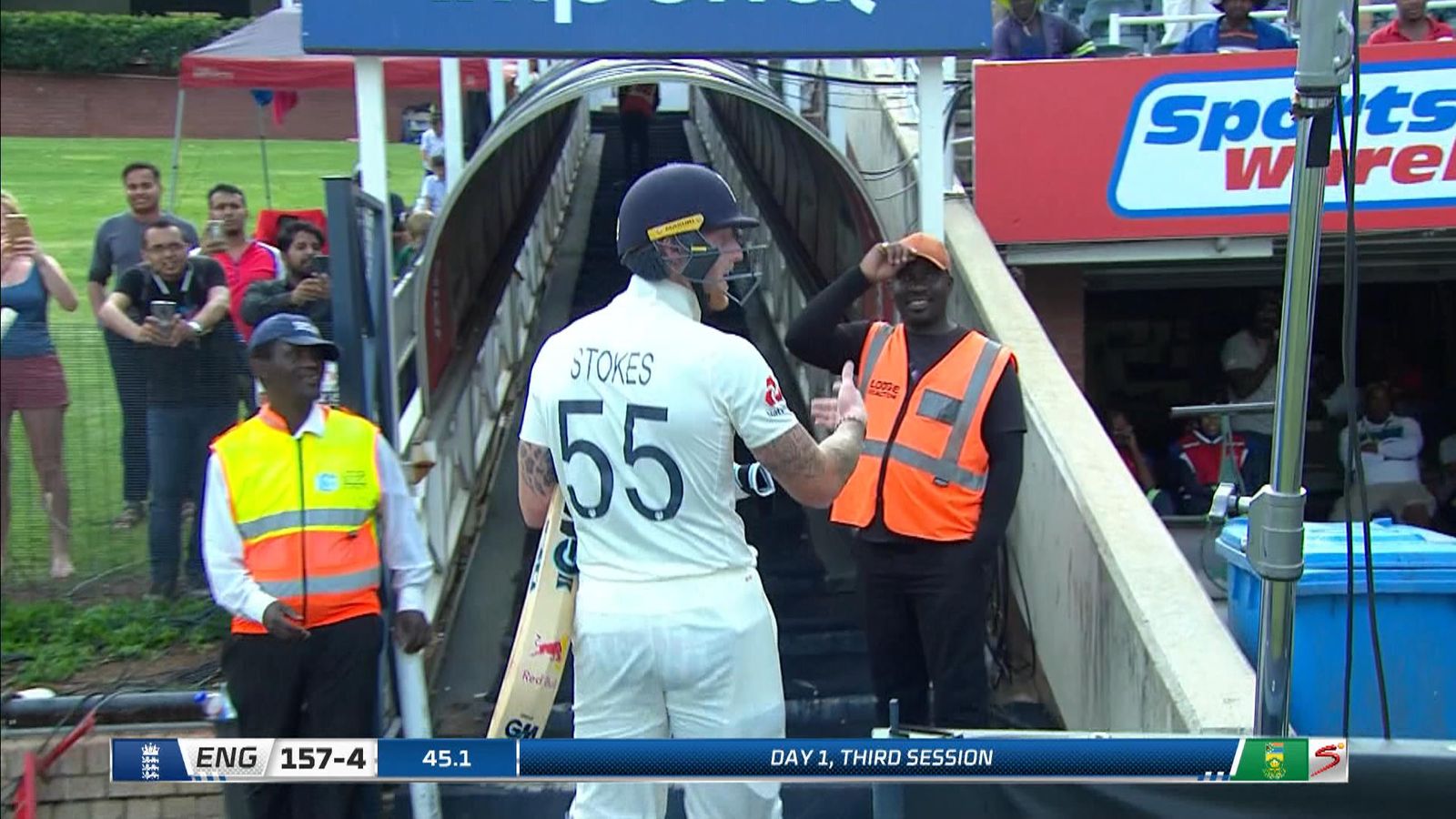 Ben Stokes apologises for shouting abuse at spectator in Johannesburg ...