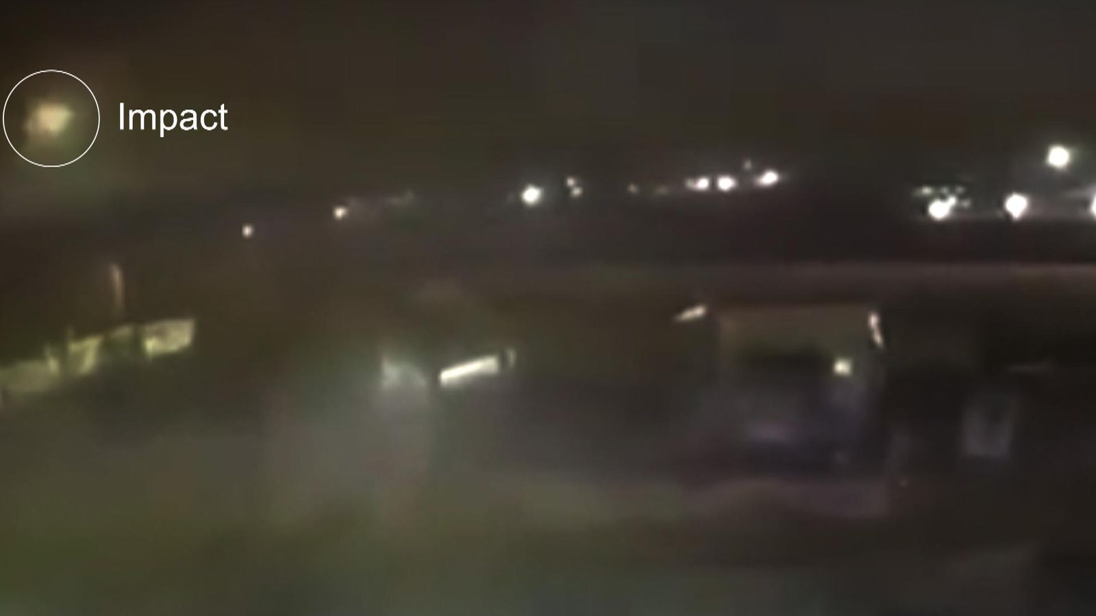 Iran: Video emerges showing missiles hitting plane | World News | Sky News