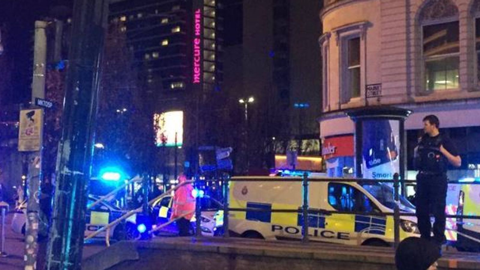 Four injured in stabbing attack outside Primark store in Manchester ...