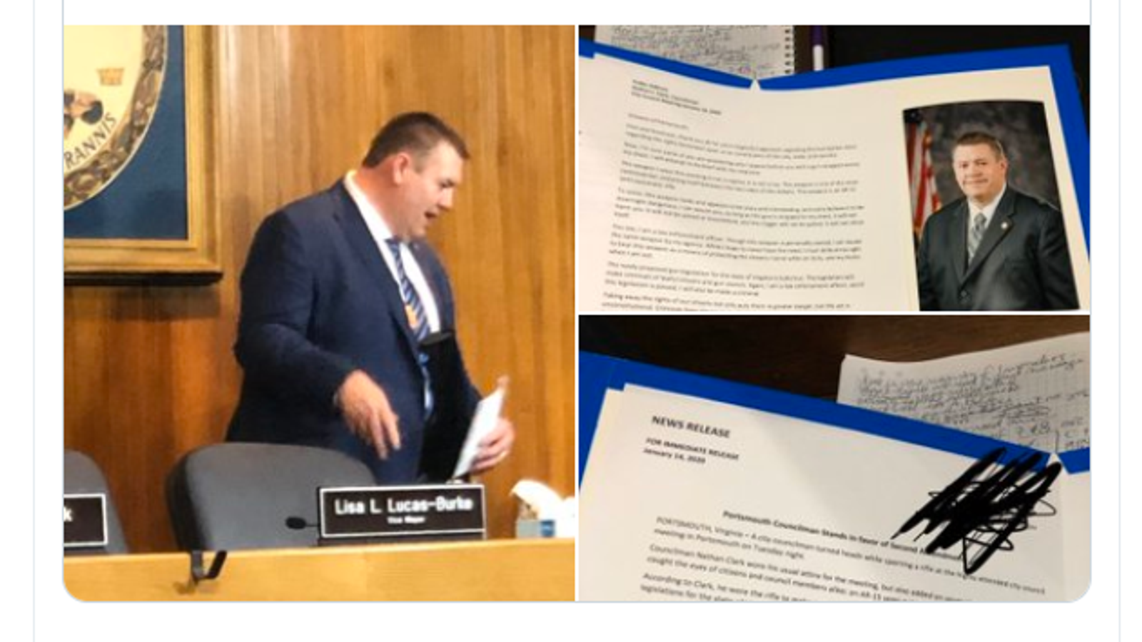 Parkland shooting victim's father brands rifle-carrying councillor ...