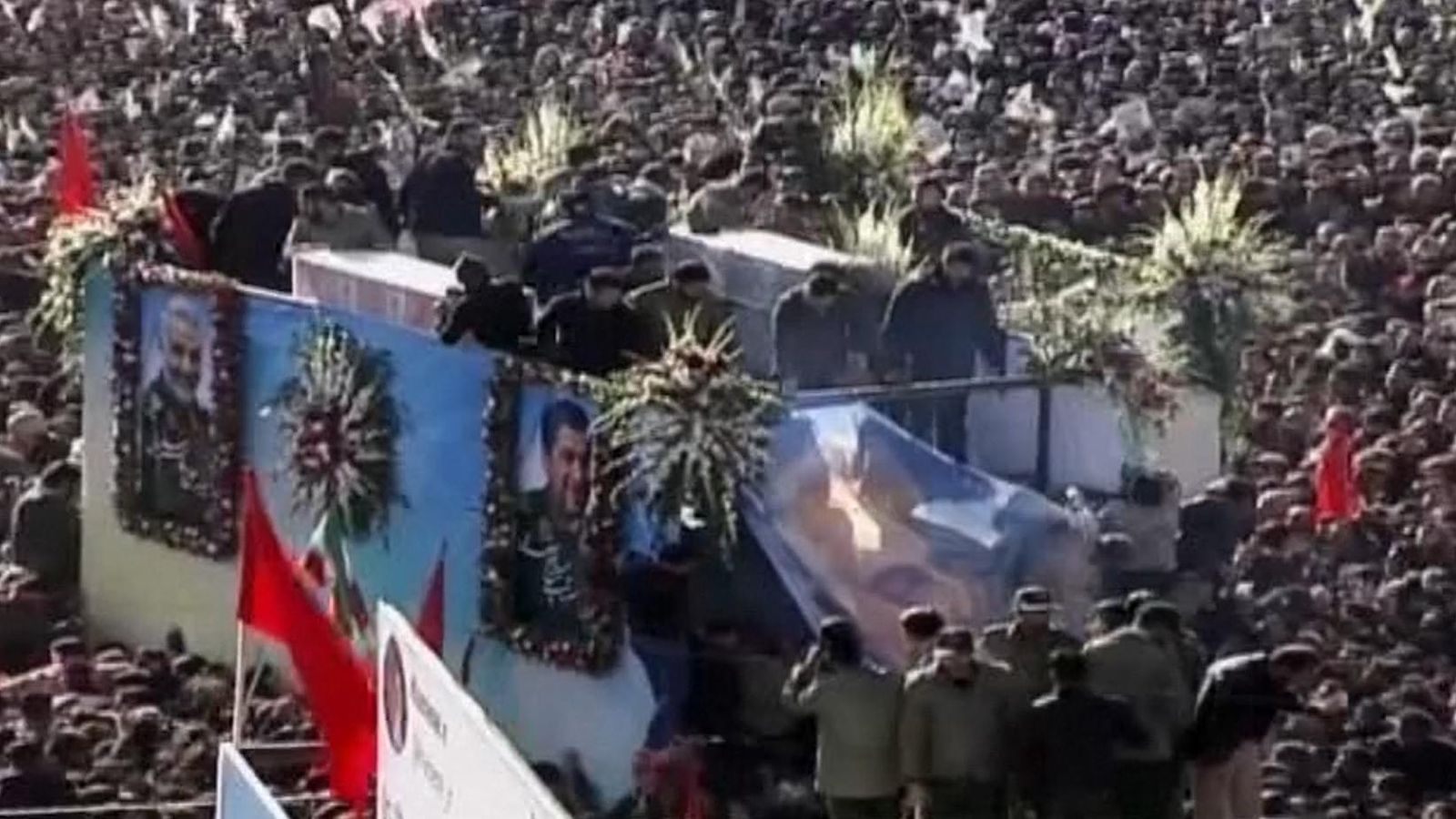 Qassem Soleimani: At least 56 killed in stampede at burial ceremony for ...