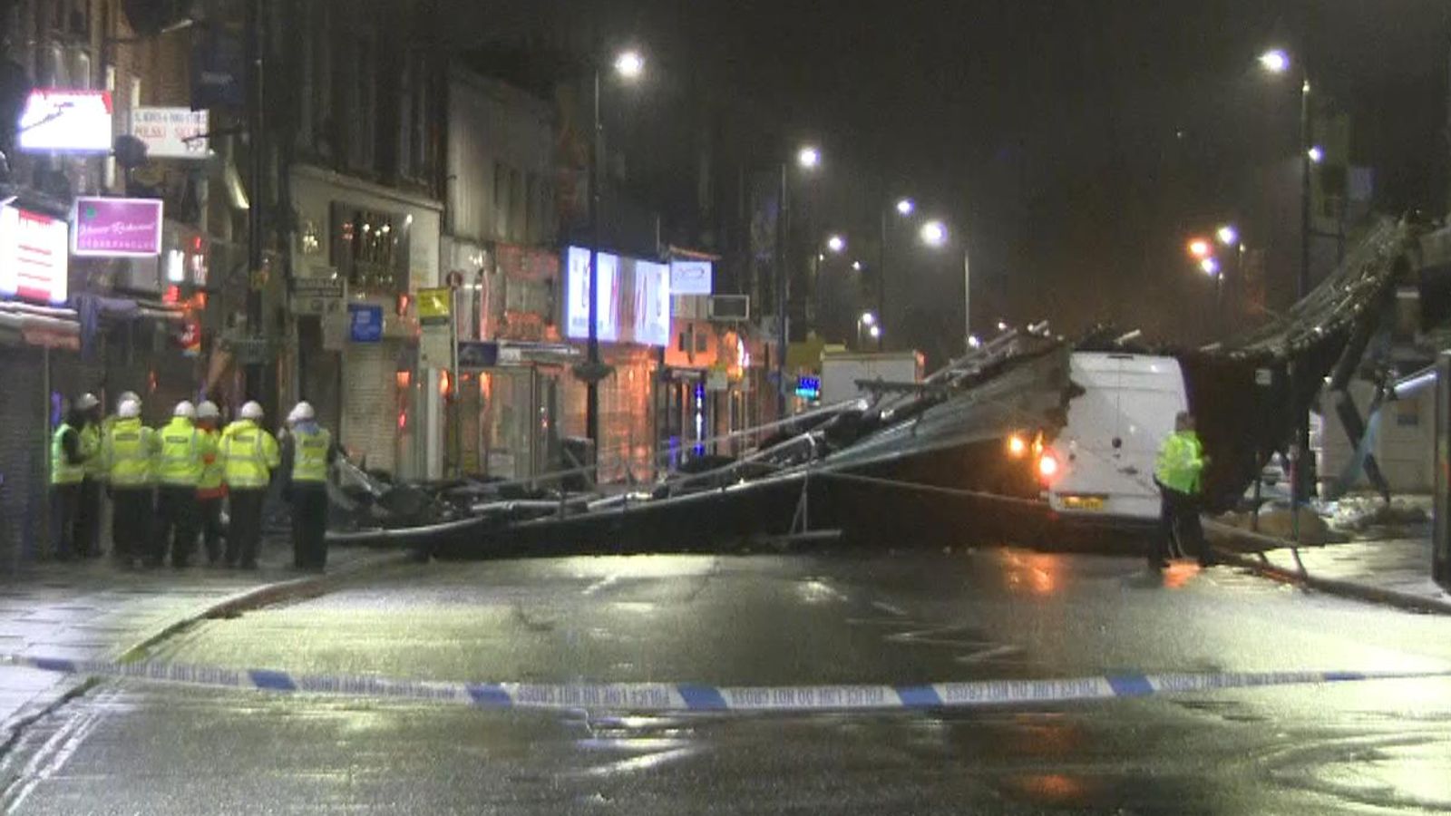 'It sounded like an explosion': Strong winds rip roof off building in ...