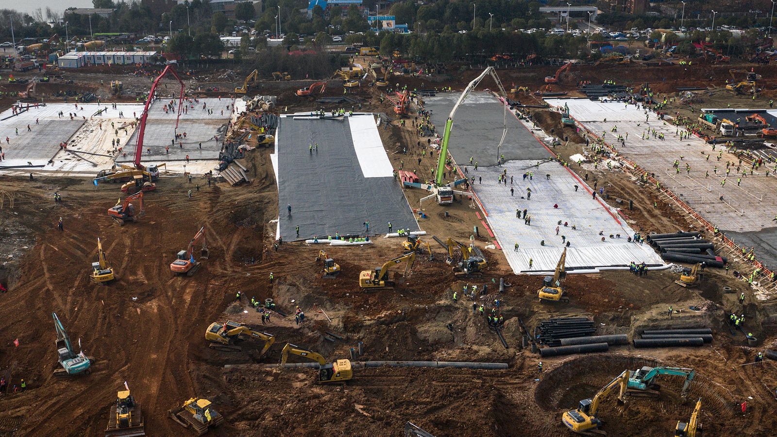 Coronavirus: Wuhan's new hospitals rising fast to meet deadly virus's ...