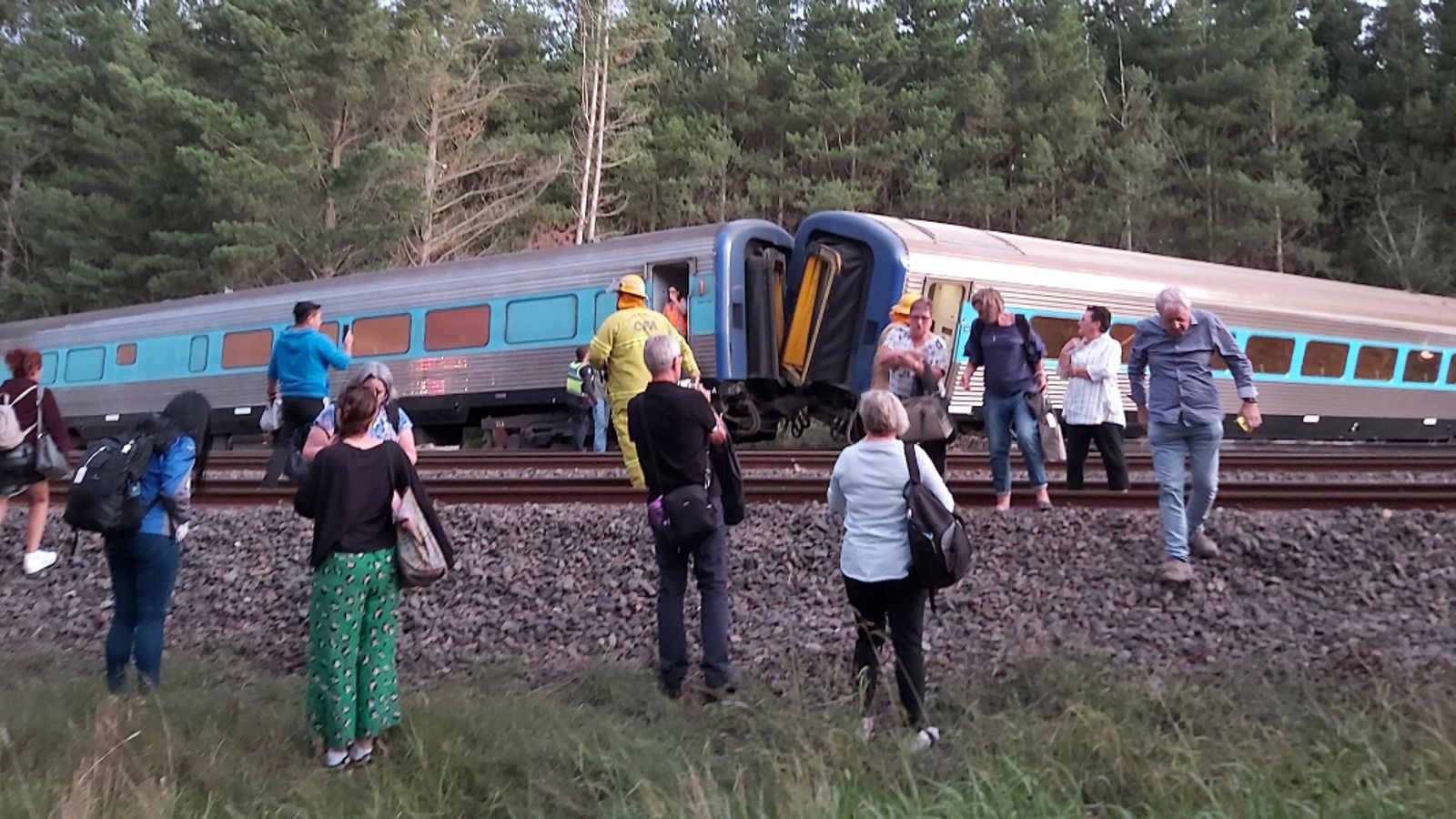 Two killed and several injured after train derails near Melbourne ...