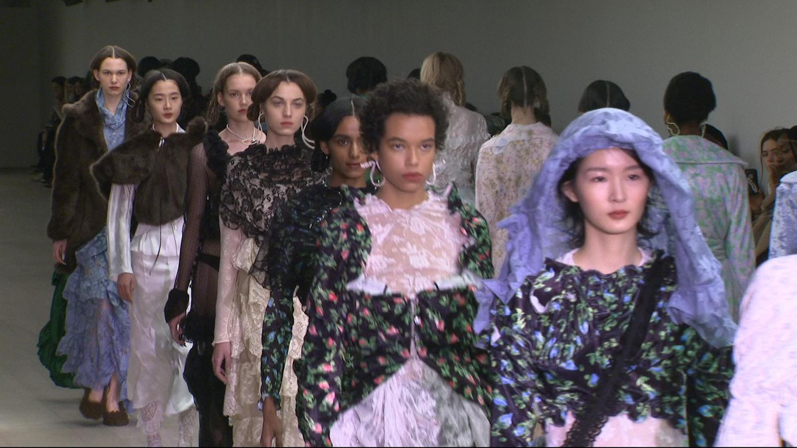 Designer masks at London Fashion Week as coronavirus disruption casts ...