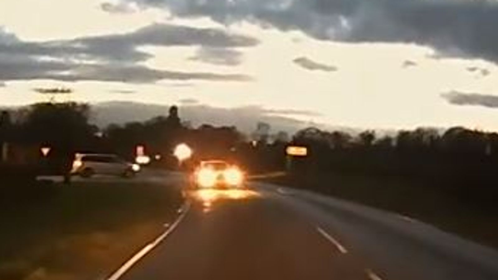 Harry Dunn: Car seen on wrong side of road near RAF Croughton | UK News ...