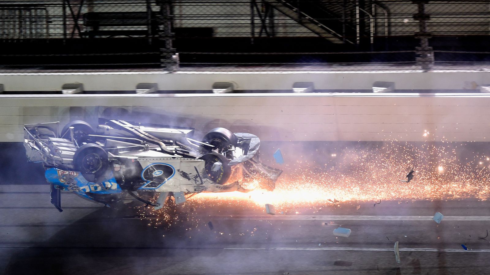 NASCAR fans watch in horror as Ryan Newman flips in 190mph Daytona 500 ...