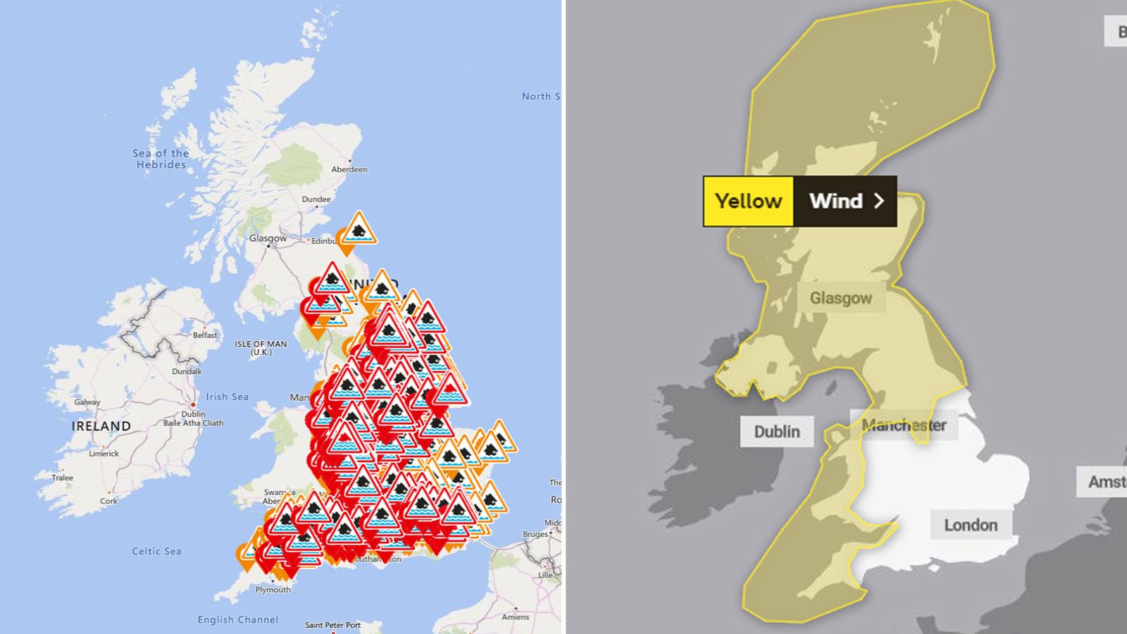 In The Wake Of Storm Dennis The Weather Warnings In Place In Your Area