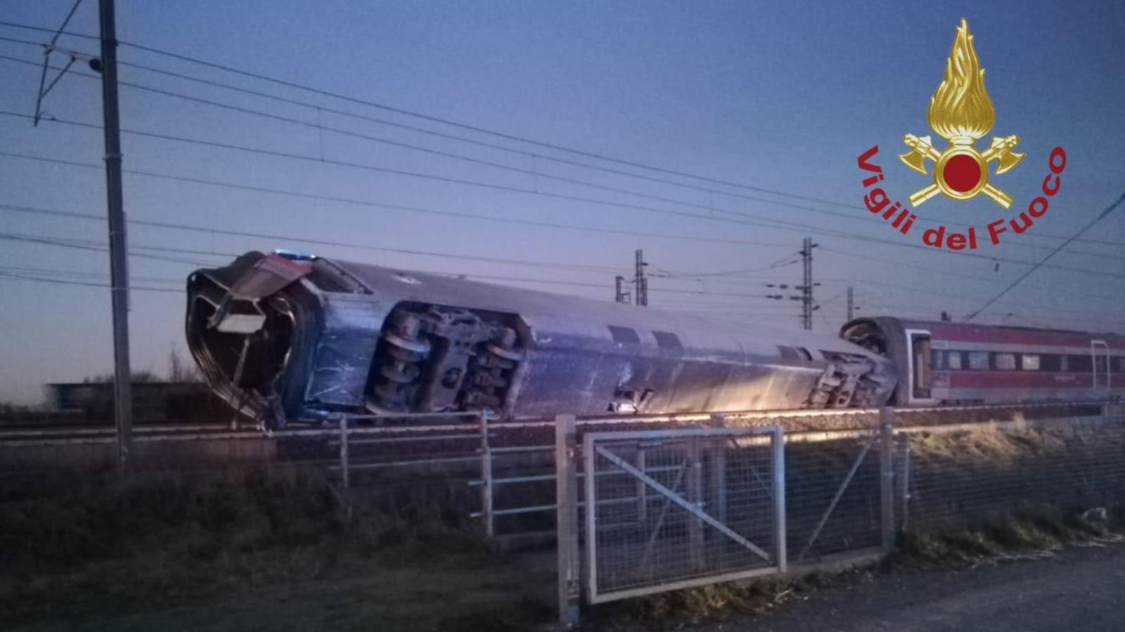 Two dead and 27 injured as high-speed train derails in Italy | World ...