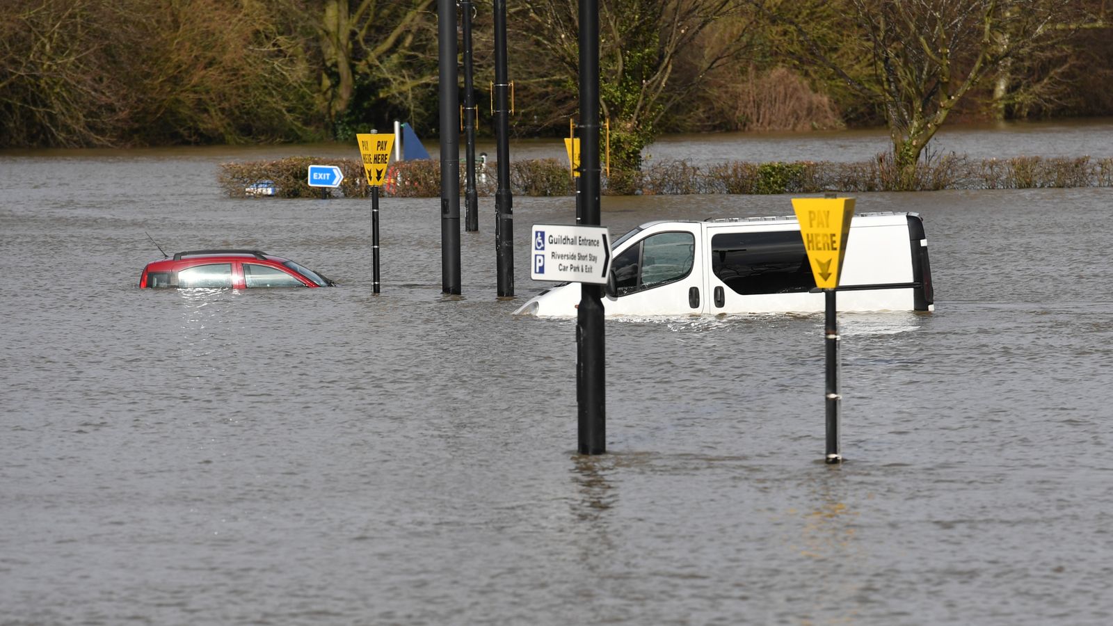 UK weather: 'Danger to life' flood warnings and more snow on the way | UK News | Sky News
