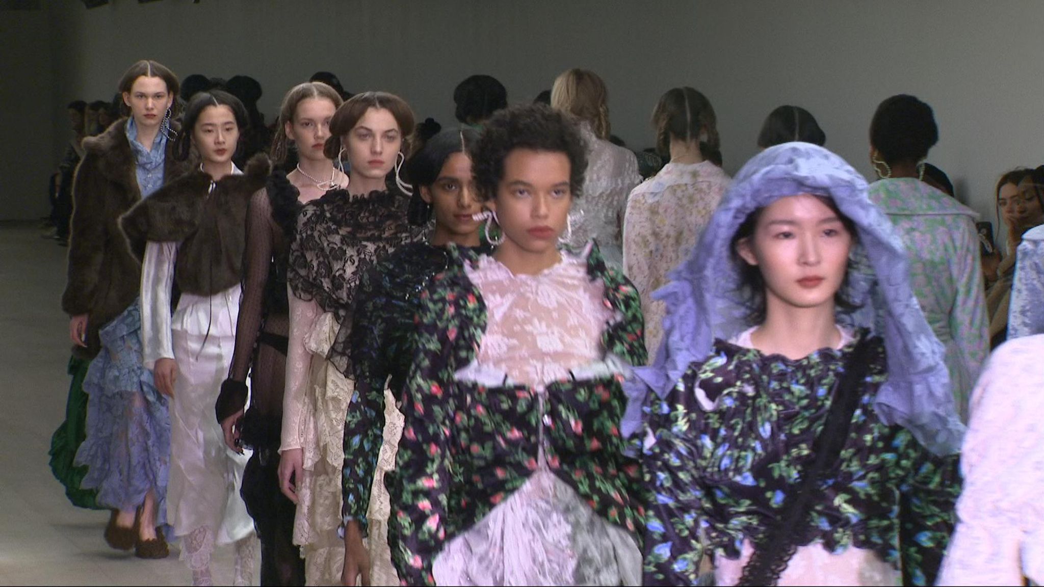 Designer masks at London Fashion Week as coronavirus disruption casts ...