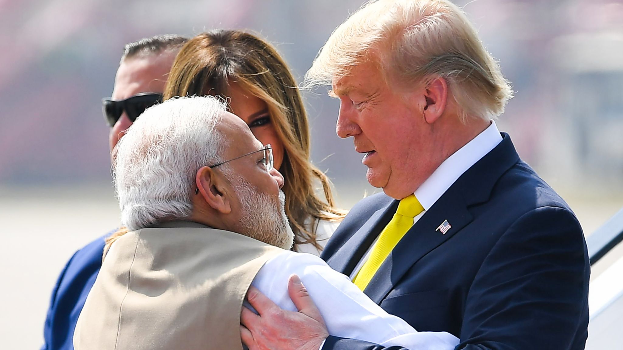 Donald Trump visits Taj Mahal after pleasing India with tough talk on ...