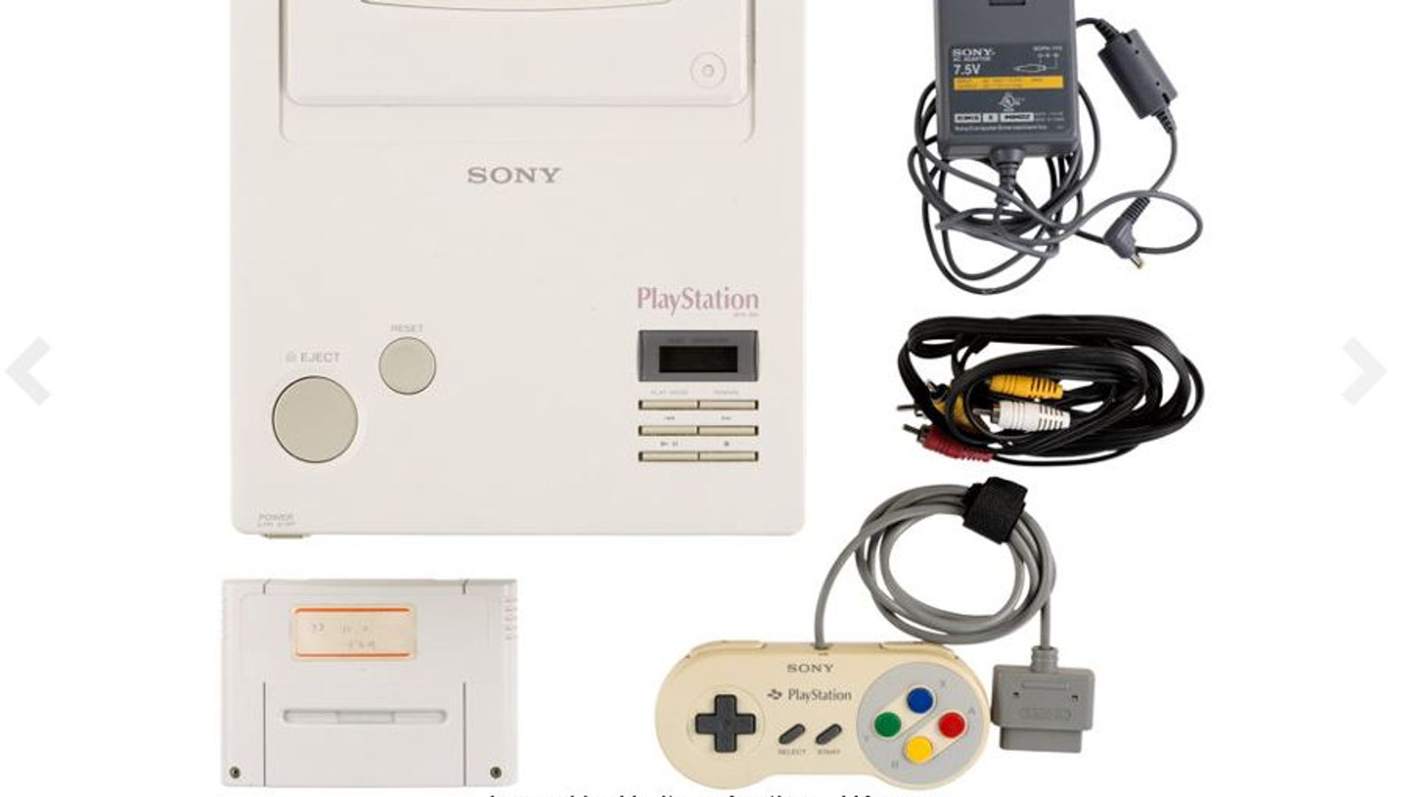 Nintendo PlayStation: Rare unreleased games console goes up for auction ...