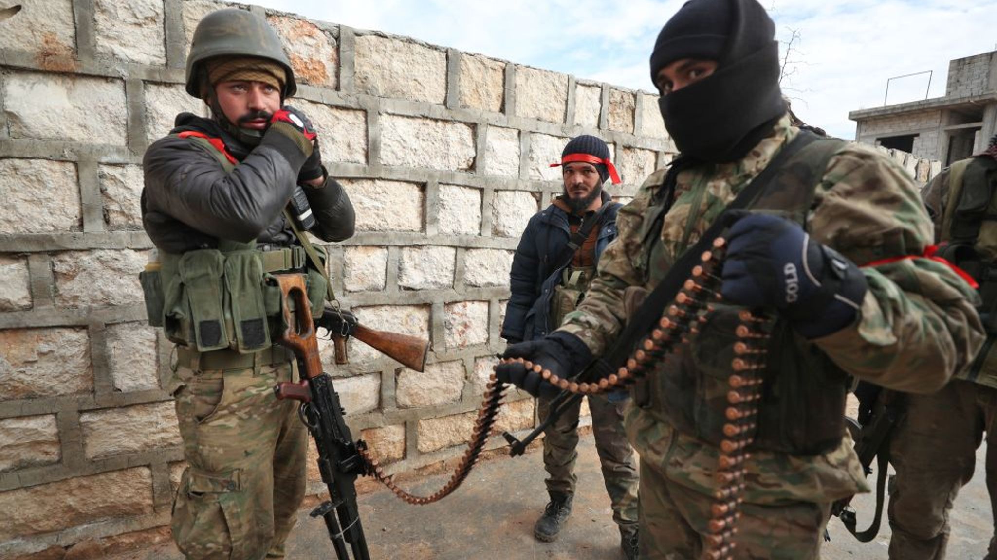 Syria: Children saved from airstrike as Assad forces make final push in ...