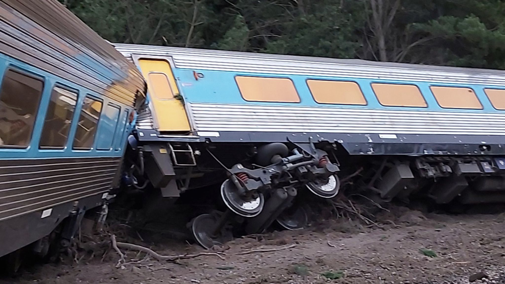 Two killed and several injured after train derails near Melbourne ...