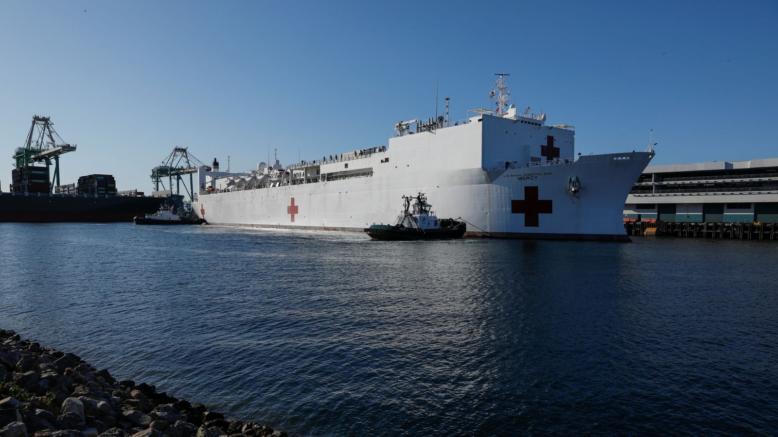 Coronavirus: A look inside the US hospital ship USNS Mercy | US News ...