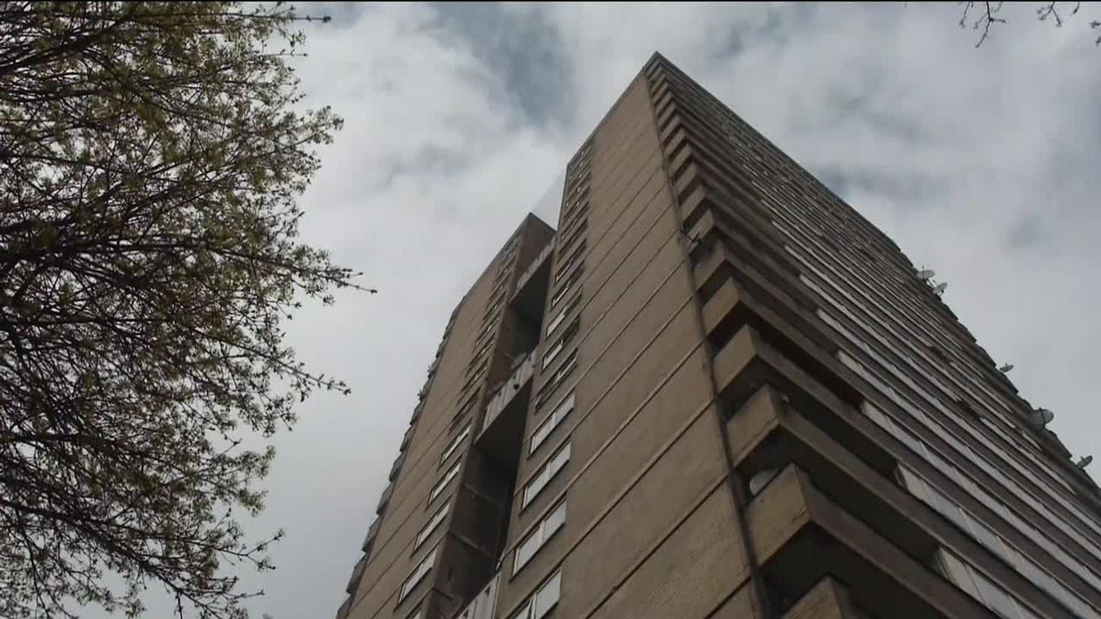 Tower block residents struggle with lockdown | UK News | Sky News