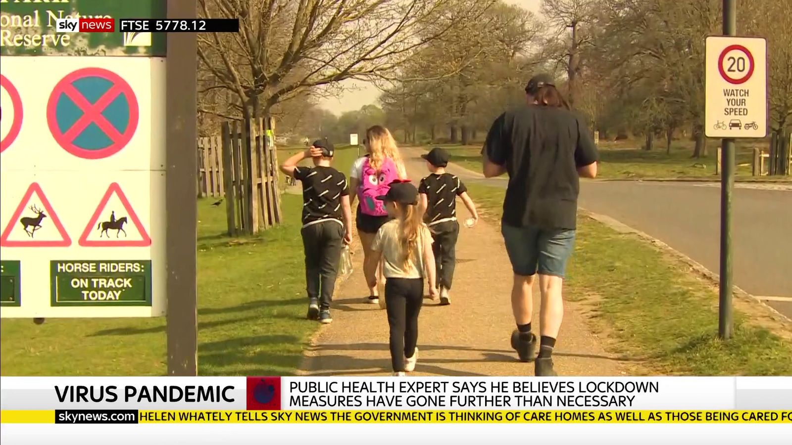 Prof: Lockdown goes 'further than necessary' | UK News | Sky News