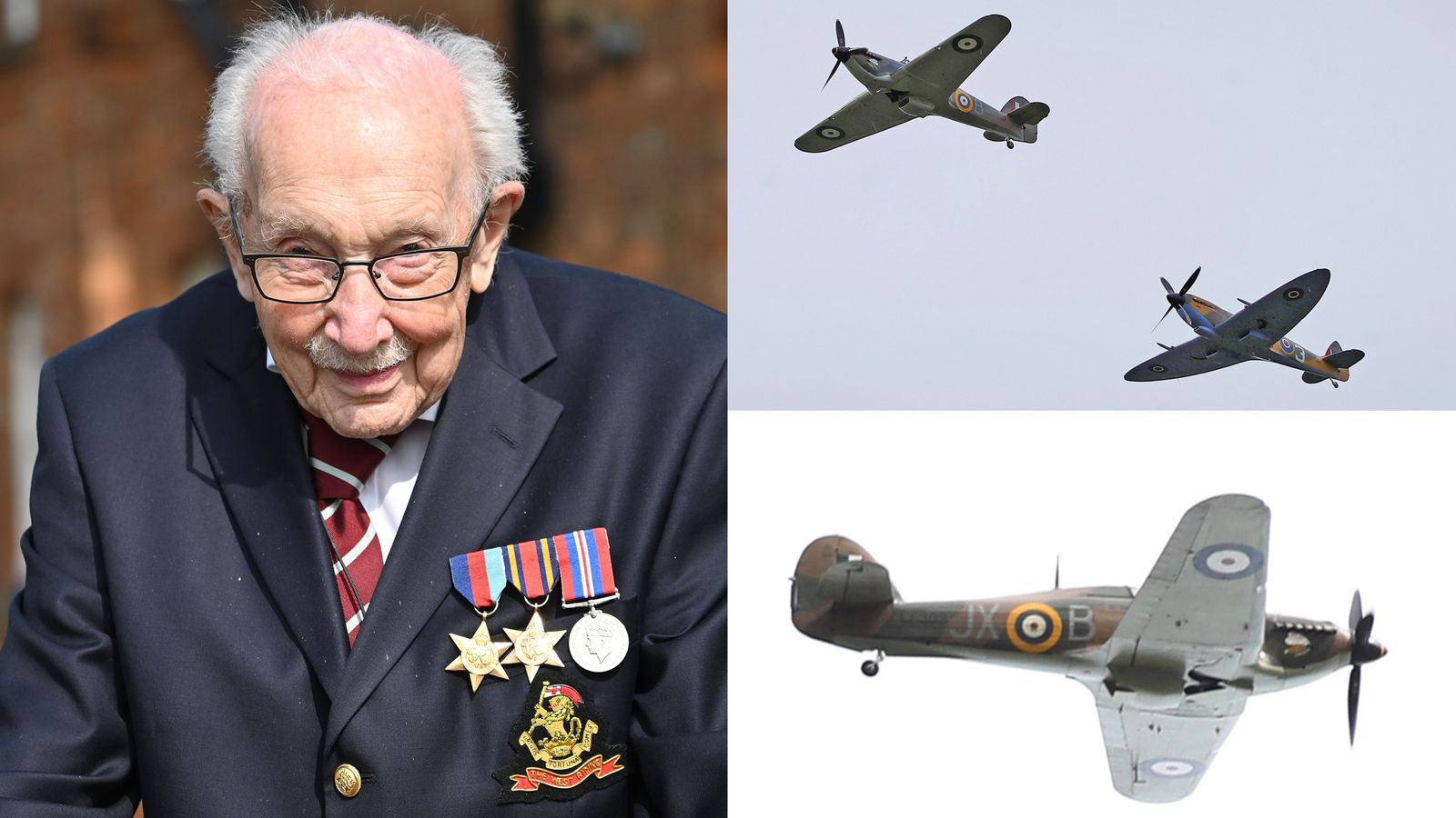 NHS fundraising hero Tom Moore passes £30m on his 100th birthday | UK ...