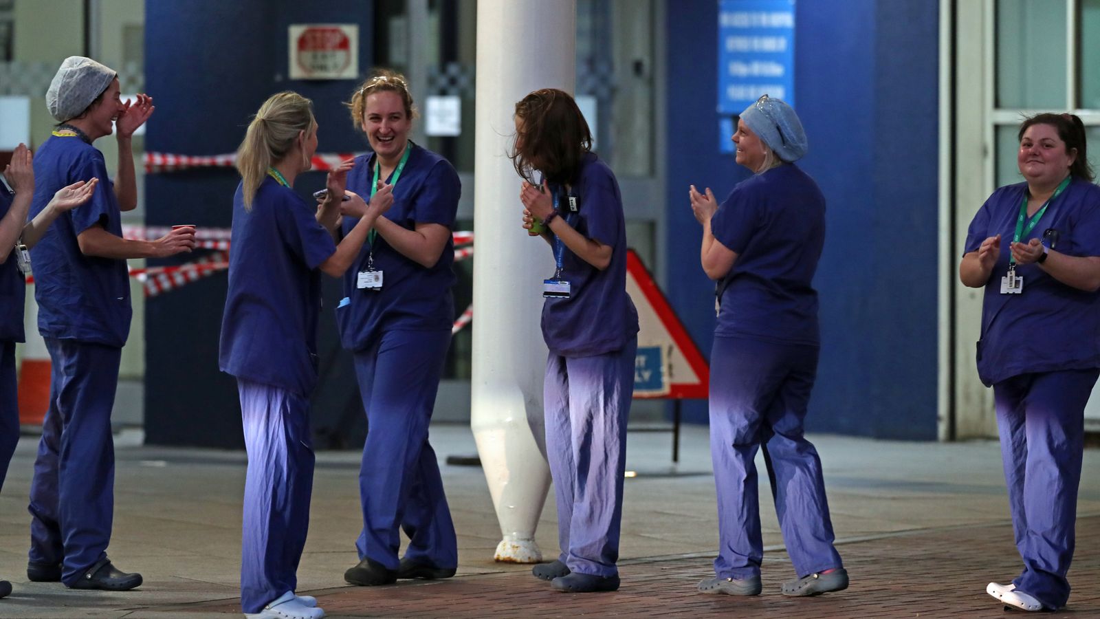 Britons hold second week of clapping for our NHS carers | UK News | Sky ...