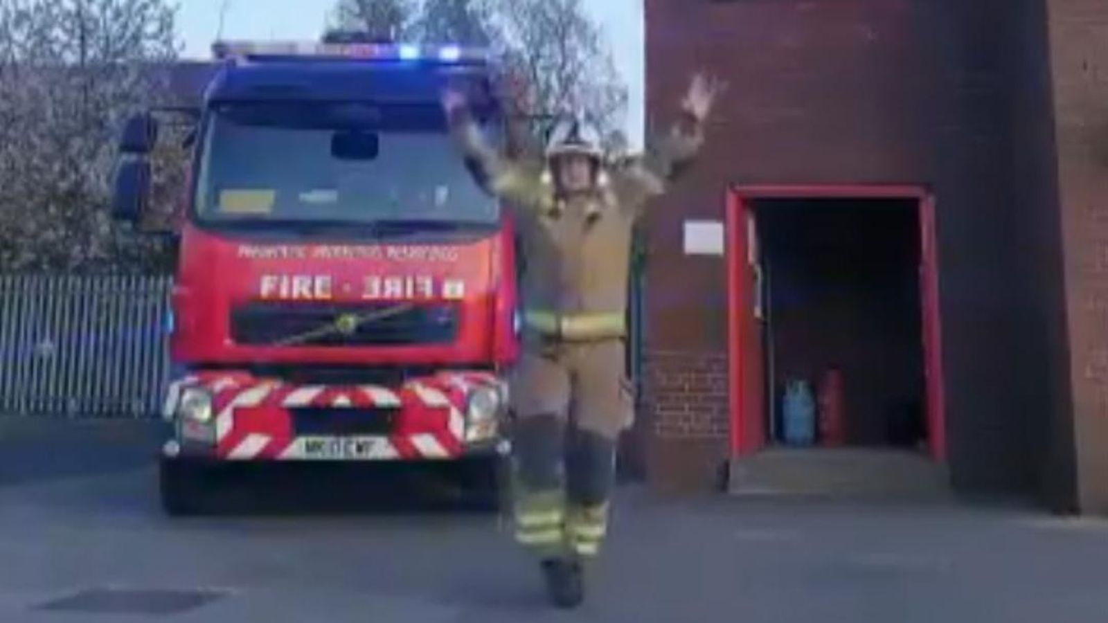Coronavirus: Firefighters' choreograph dance with message to UK in ...
