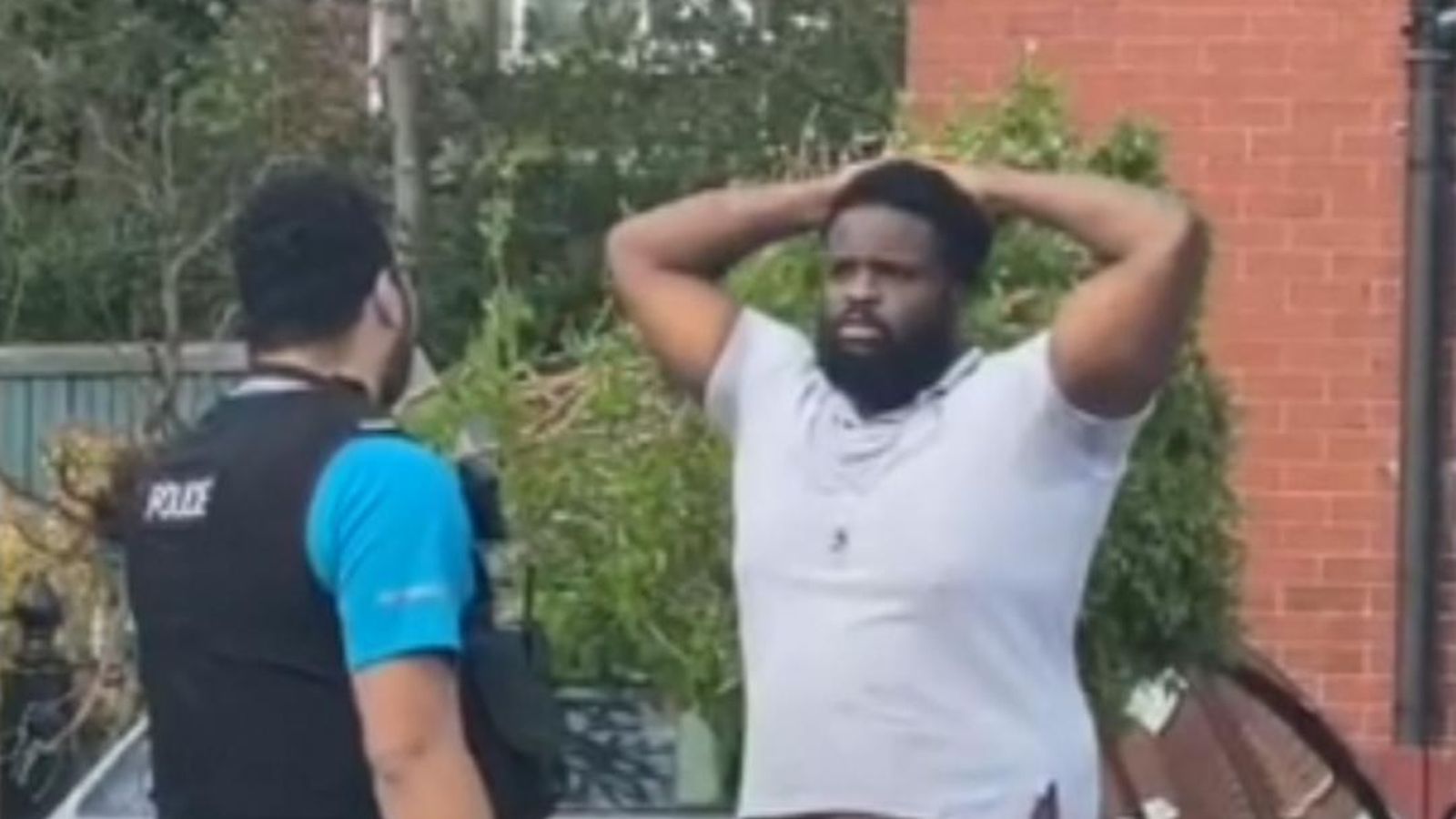 Man Threatened With Pepper Spray By Police News Uk Video News Sky News