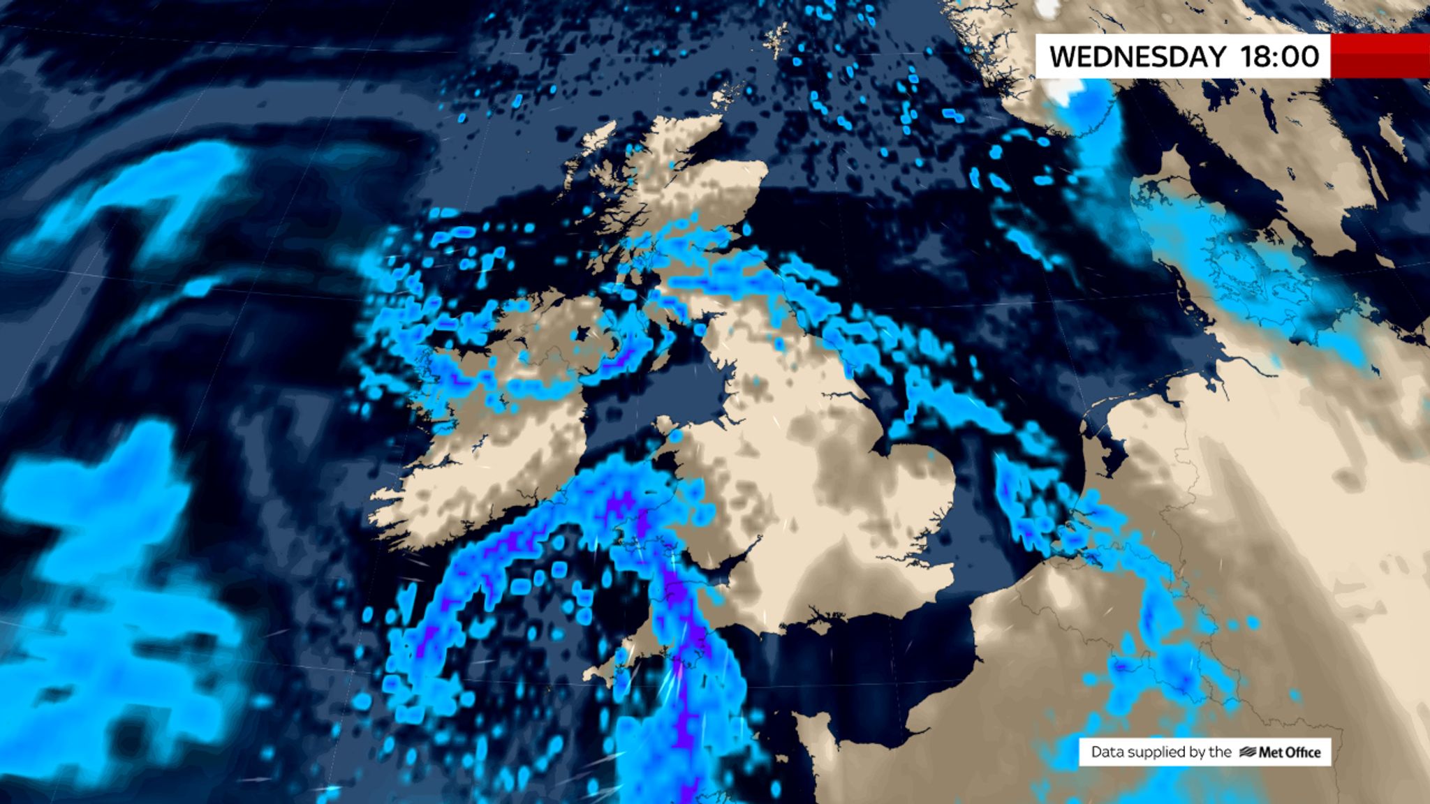 UK weather: Week's worth of rainfall to hit Britain in 24 hours before ...