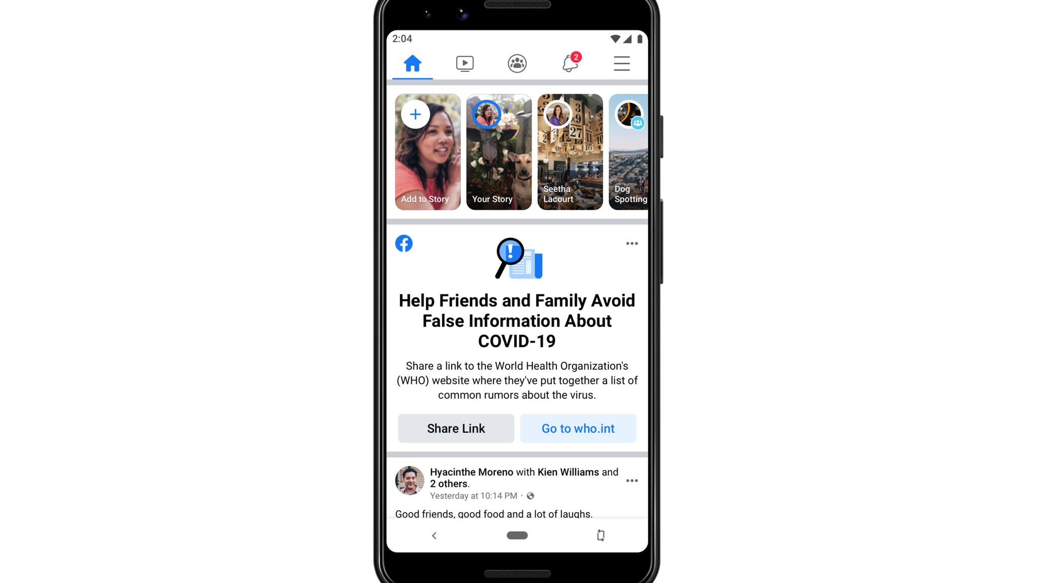 Coronavirus: Facebook to alert users who have interacted with COVID-19 ...