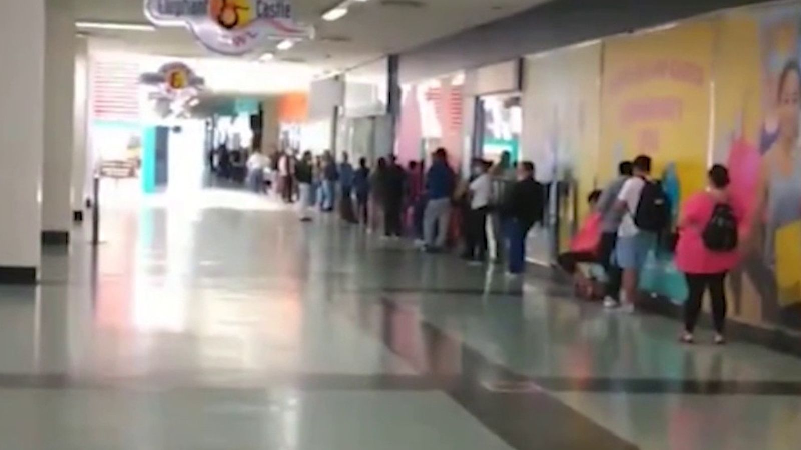 Coronavirus: Long queue for food bank in London | UK News | Sky News