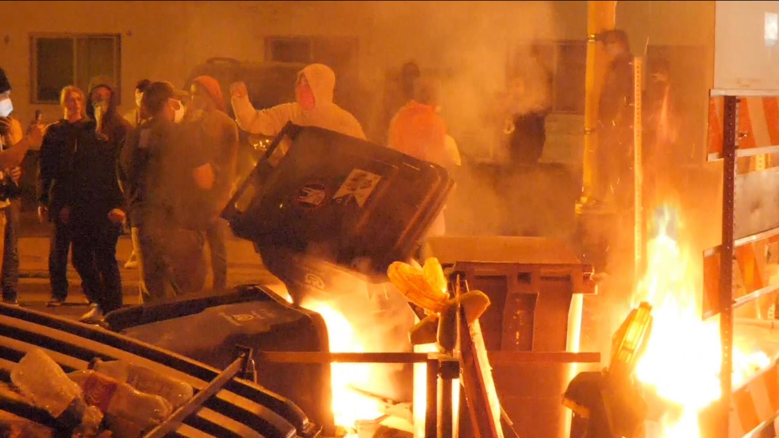 Anger on the streets where George Floyd died | UK News | Sky News