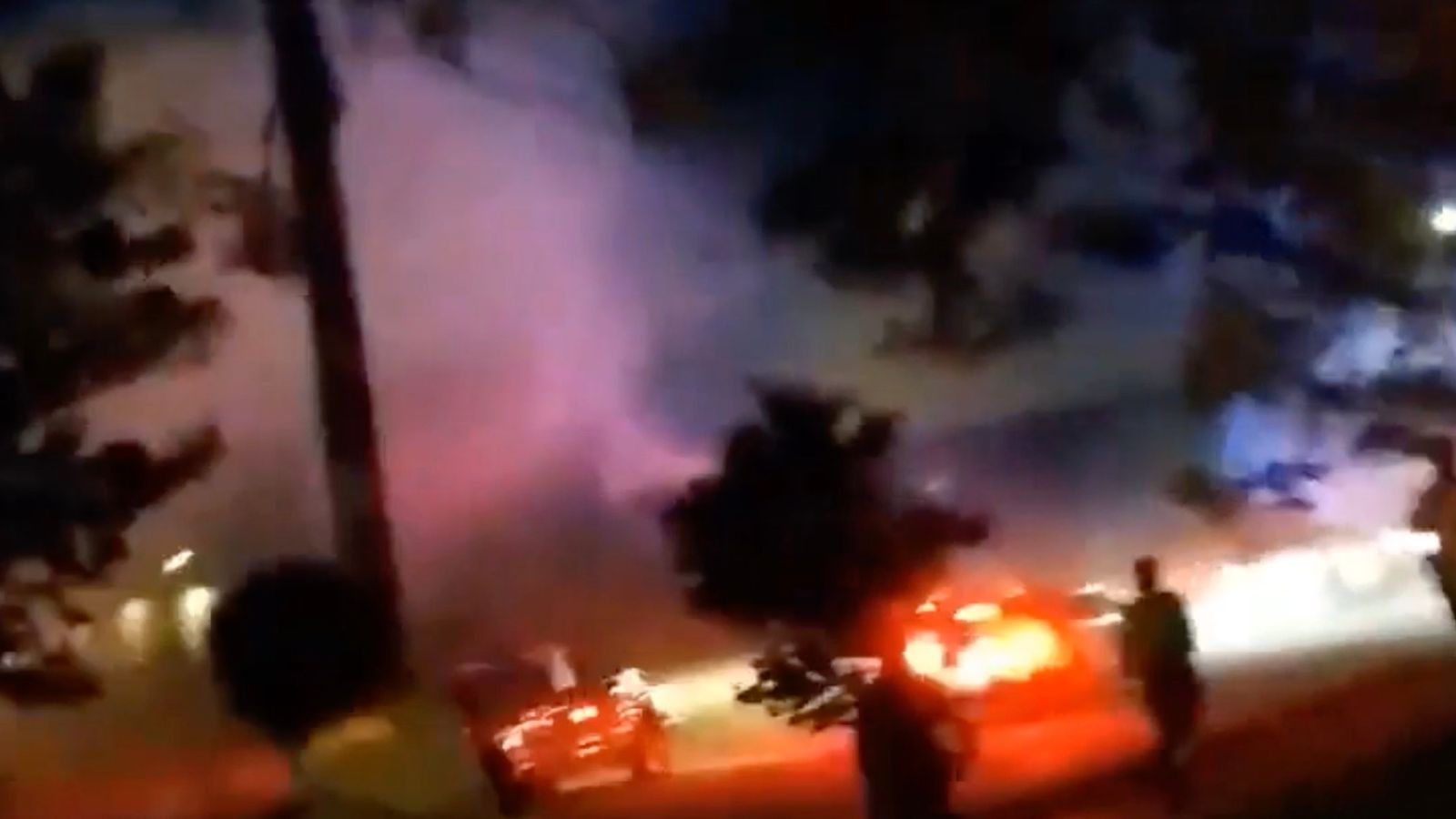 Minneapolis: Protestors set fire to police station over George Floyd ...