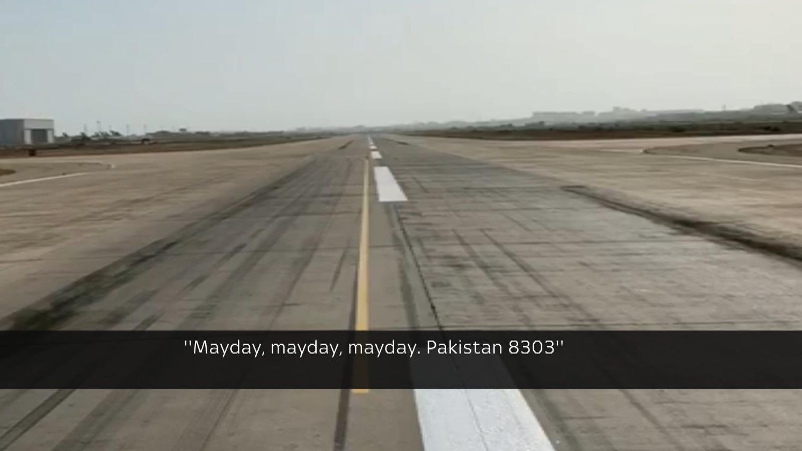 Pakistan plane crash: Final audio before plane crash | UK News | Sky News