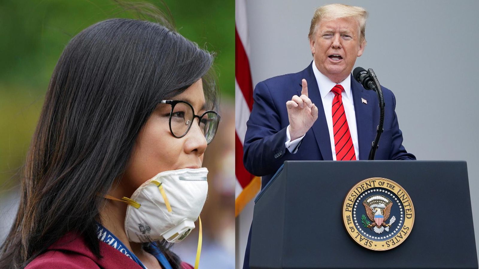 Coronavirus: Donald Trump tells Chinese-American reporter to 'ask China ...