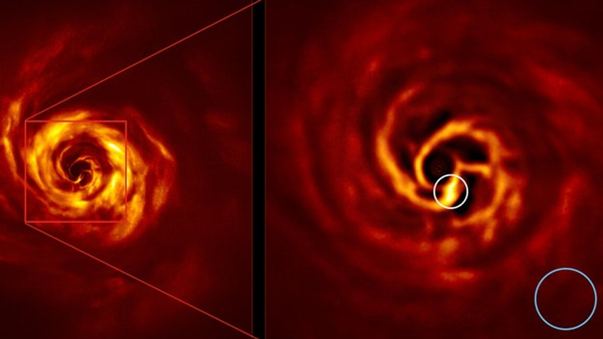 Astronomers witness baby planet being born for first time | Science ...