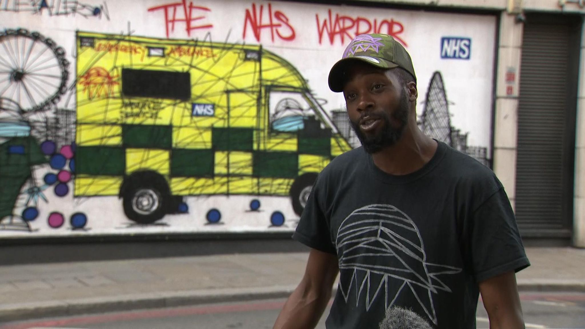 Coronavirus: Artists turn pandemic struggles into street murals | Ents ...
