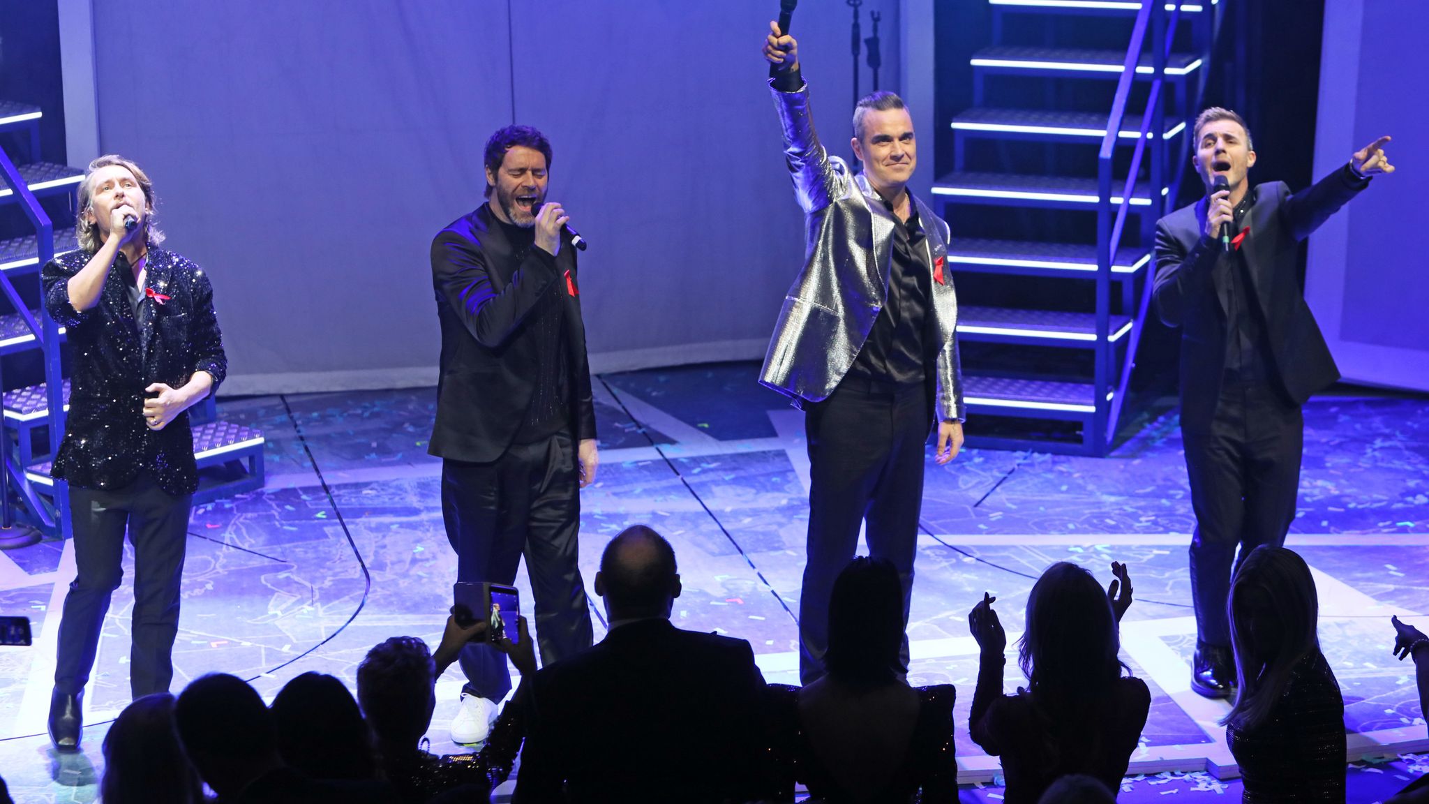 Robbie Williams and Take That reveal set list for online reunion gig in ...