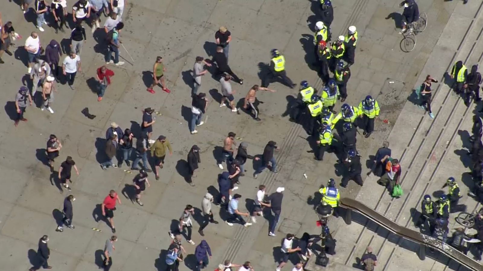 'Unacceptable thuggery' in London | UK News | Sky News