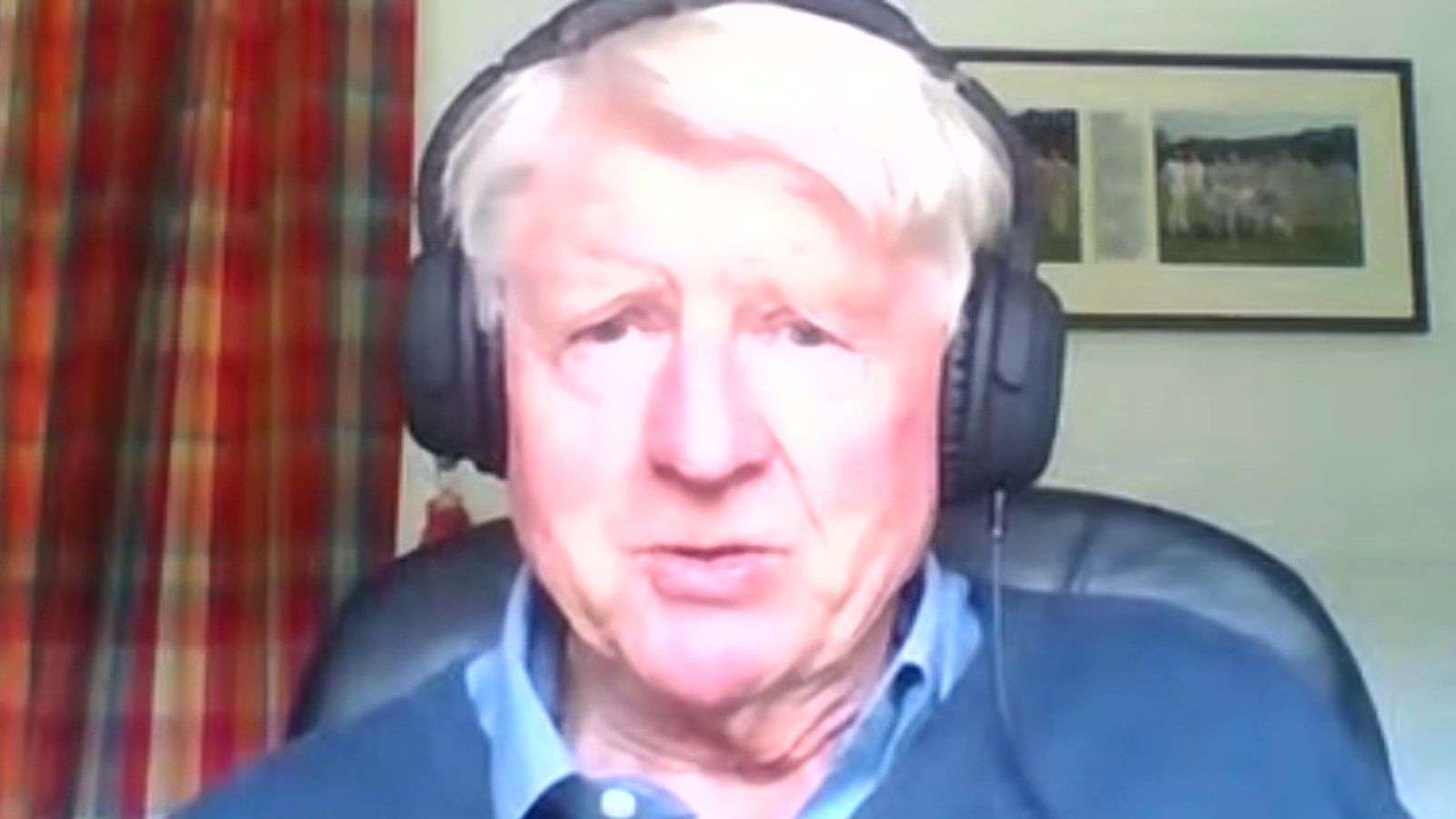 PM's father Stanley Johnson tells Kay Burley he watches her Sky News ...