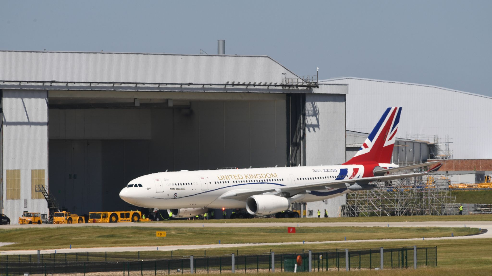 New pictures show Boris Johnson's plane after completion of £900k ...